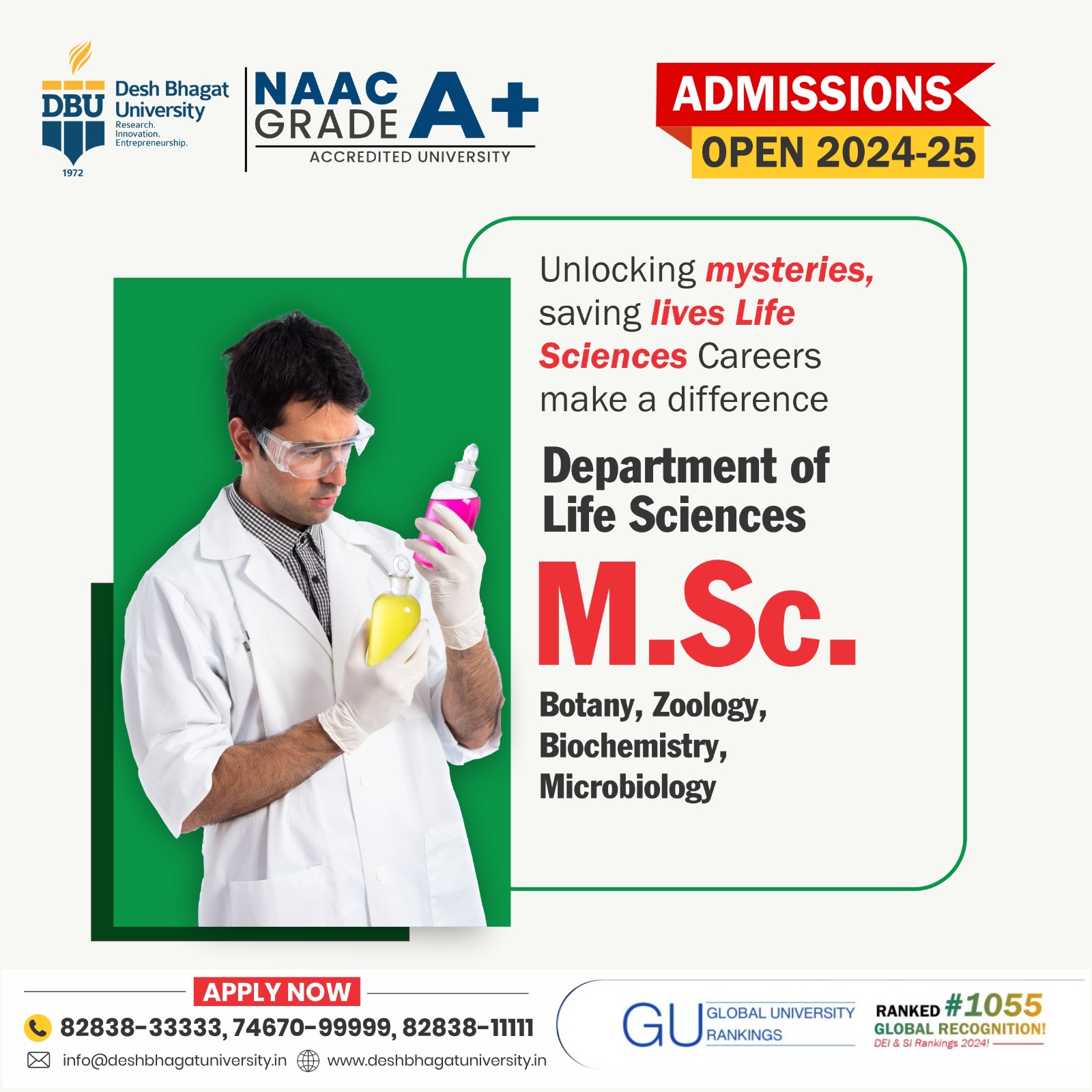 Best Life Science College In Punjab: Choose DBU for Success [2024 ...