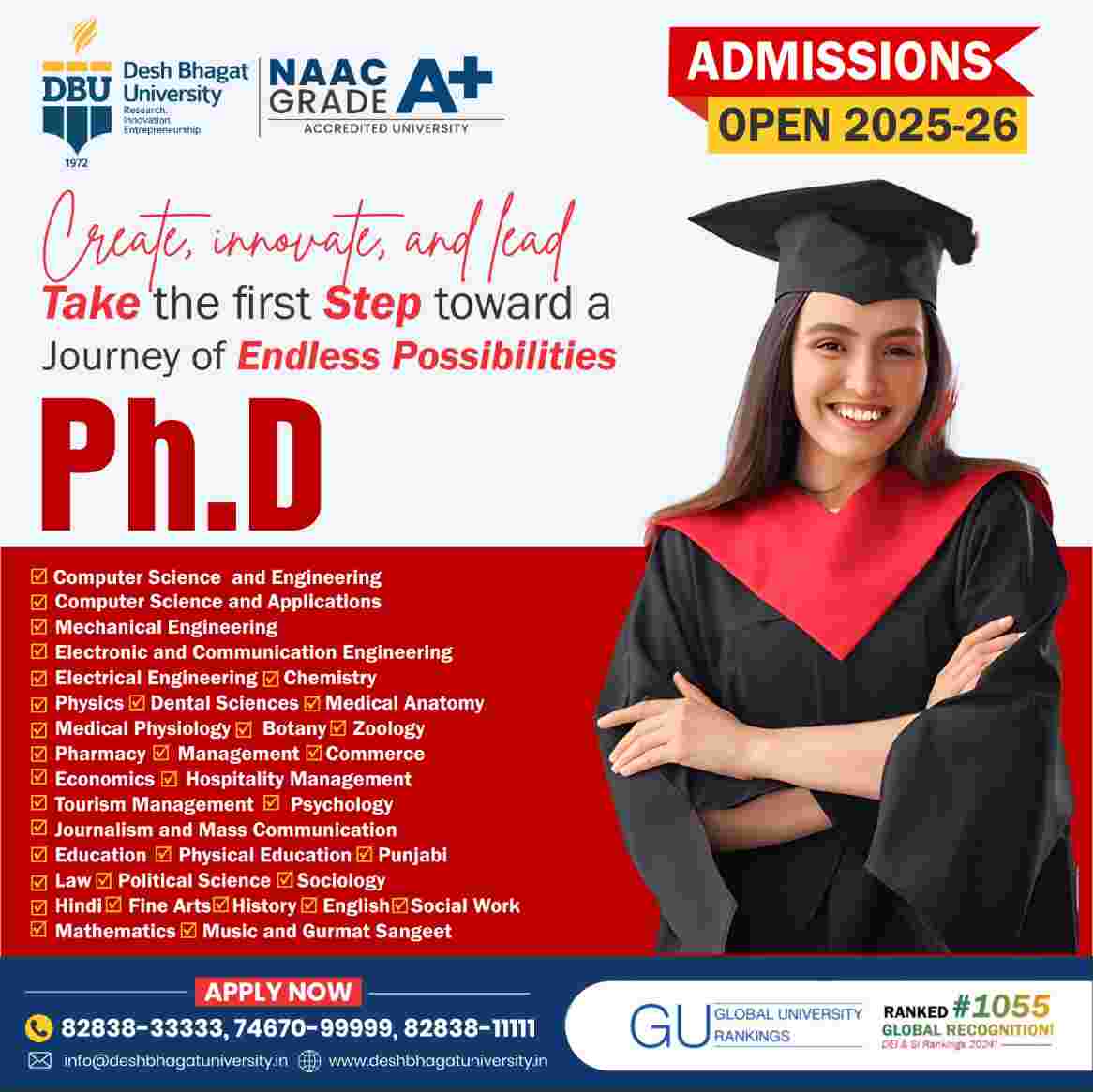 Phd After PGDM : Career Scope Admission 2025 ! - Top Rank University in Punjab, North India ...